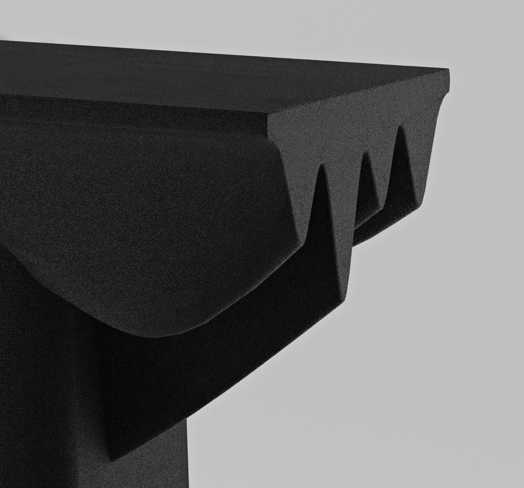 CONTOURAGE QUARTZ SAND CONSOLE TABLE – FREEMAN GALLERY