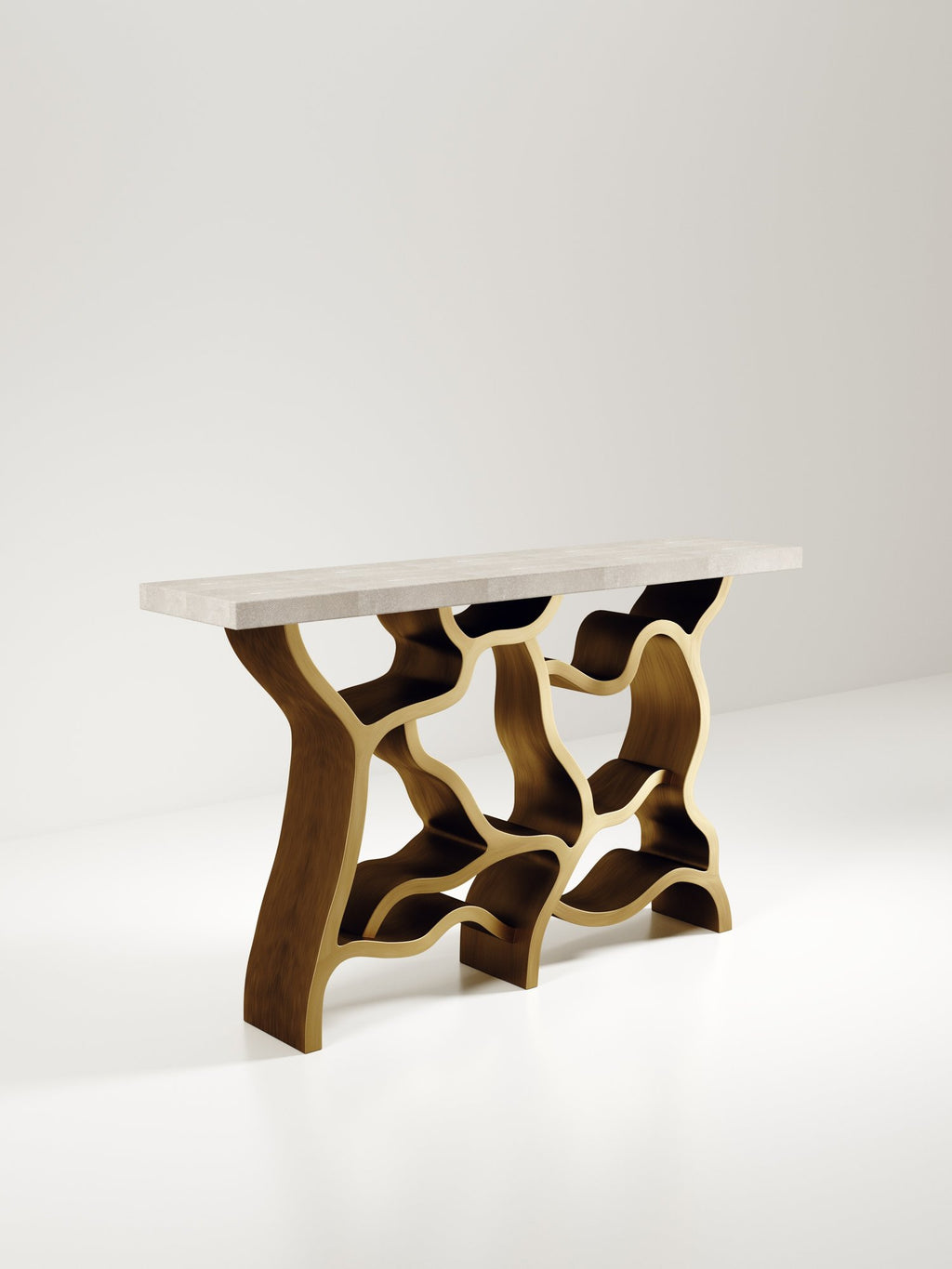 LEAF SHAGREEN CONSOLE – FREEMAN GALLERY