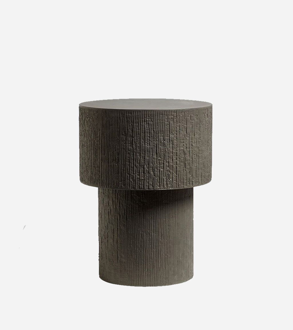 PILOTIS SHALE SIDE TABLE CARVED – FREEMAN GALLERY