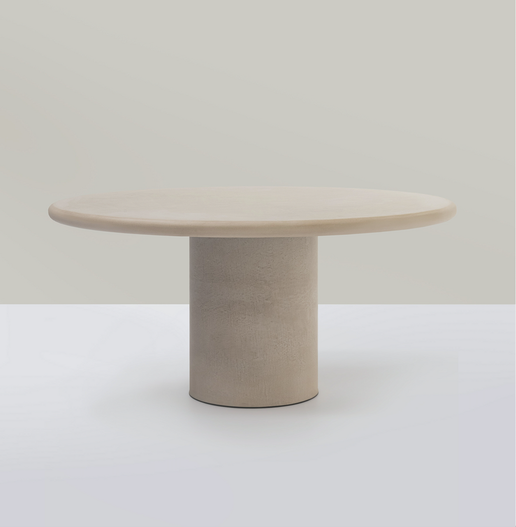 OOL 80/180 ROUND SAND DINING TABLE – FREEMAN GALLERY