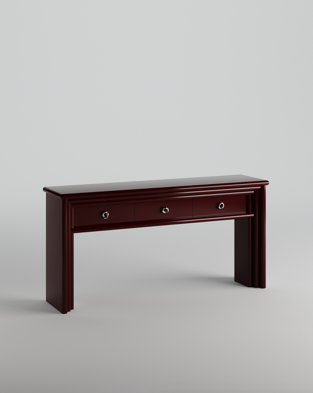 COLUMN LACQUER CONSOLE – FREEMAN GALLERY