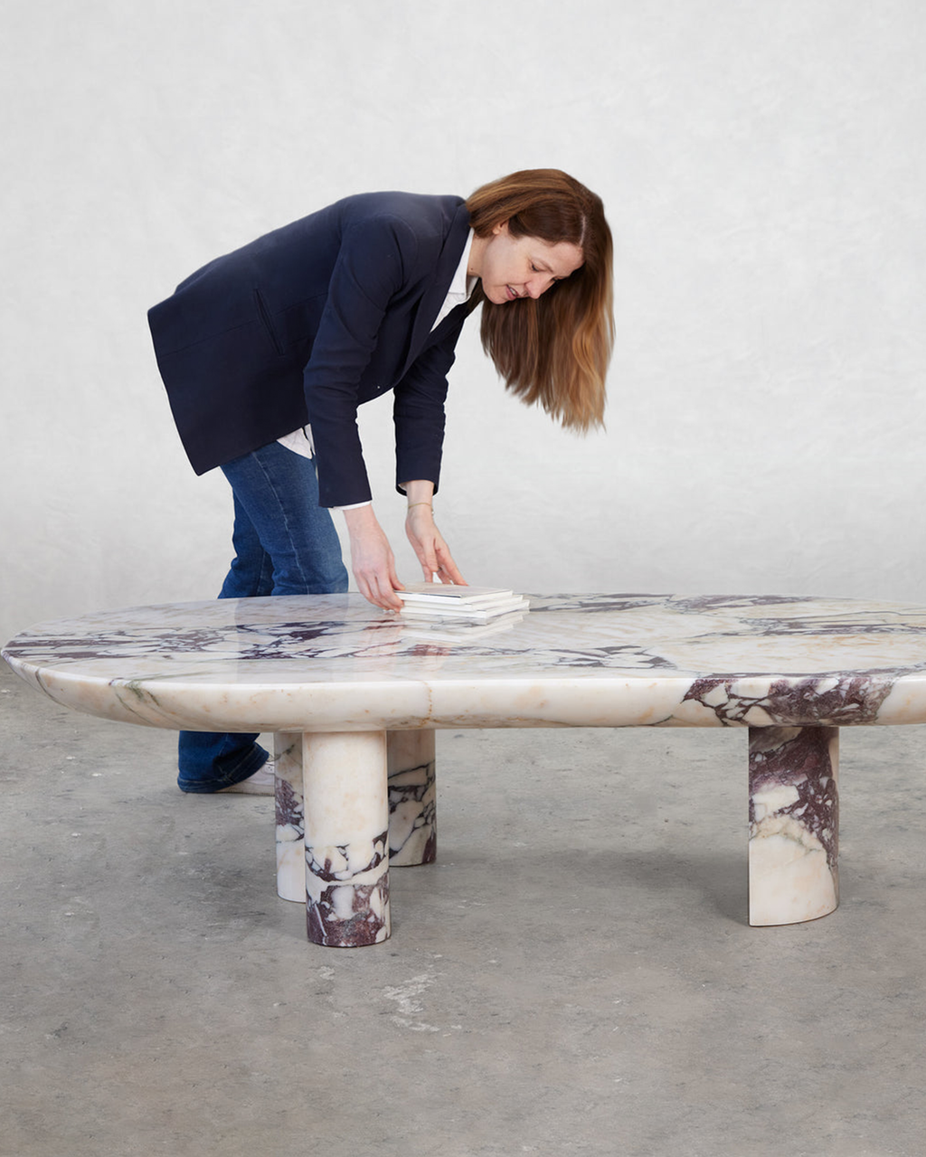 MARBLE COFFEE TABLE – FREEMAN GALLERY