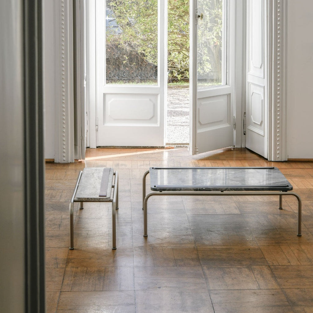 MARMORINO SIDE TABLE LARGE – FREEMAN GALLERY