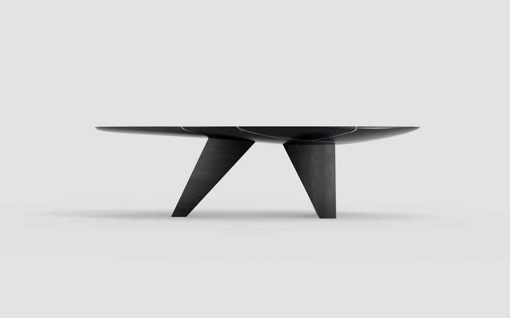 ORIGINS DARK BLACK DINING TABLE – FREEMAN GALLERY