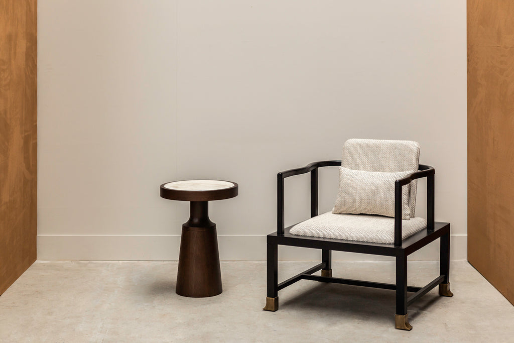 POMPEIA MARBLE SIDE TABLE – FREEMAN GALLERY