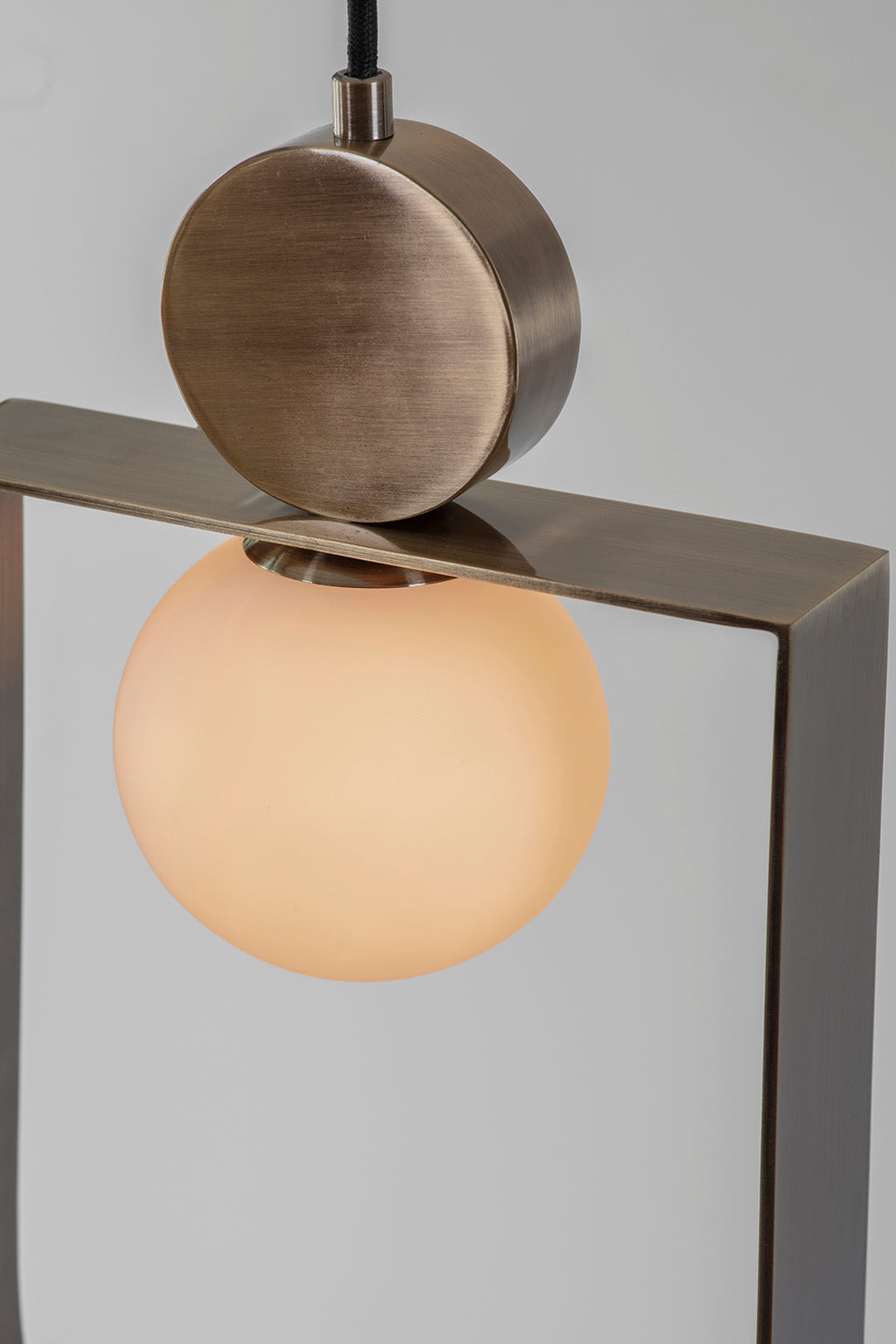 SPHERE IN STADIUM PENDANT LIGHT – FREEMAN GALLERY