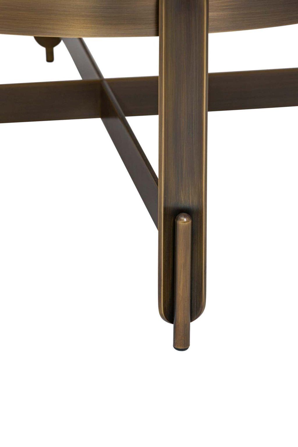 CALACATTA BRONZED BRASS M COFFEE TABLE – FREEMAN GALLERY