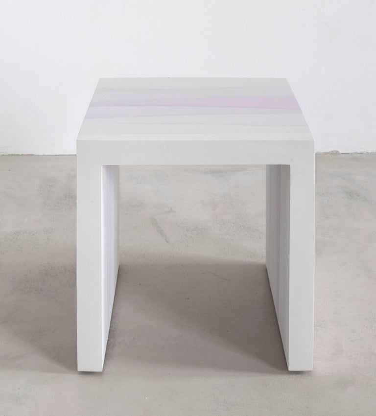 FADE LAVENDER SIDE TABLE – FREEMAN GALLERY