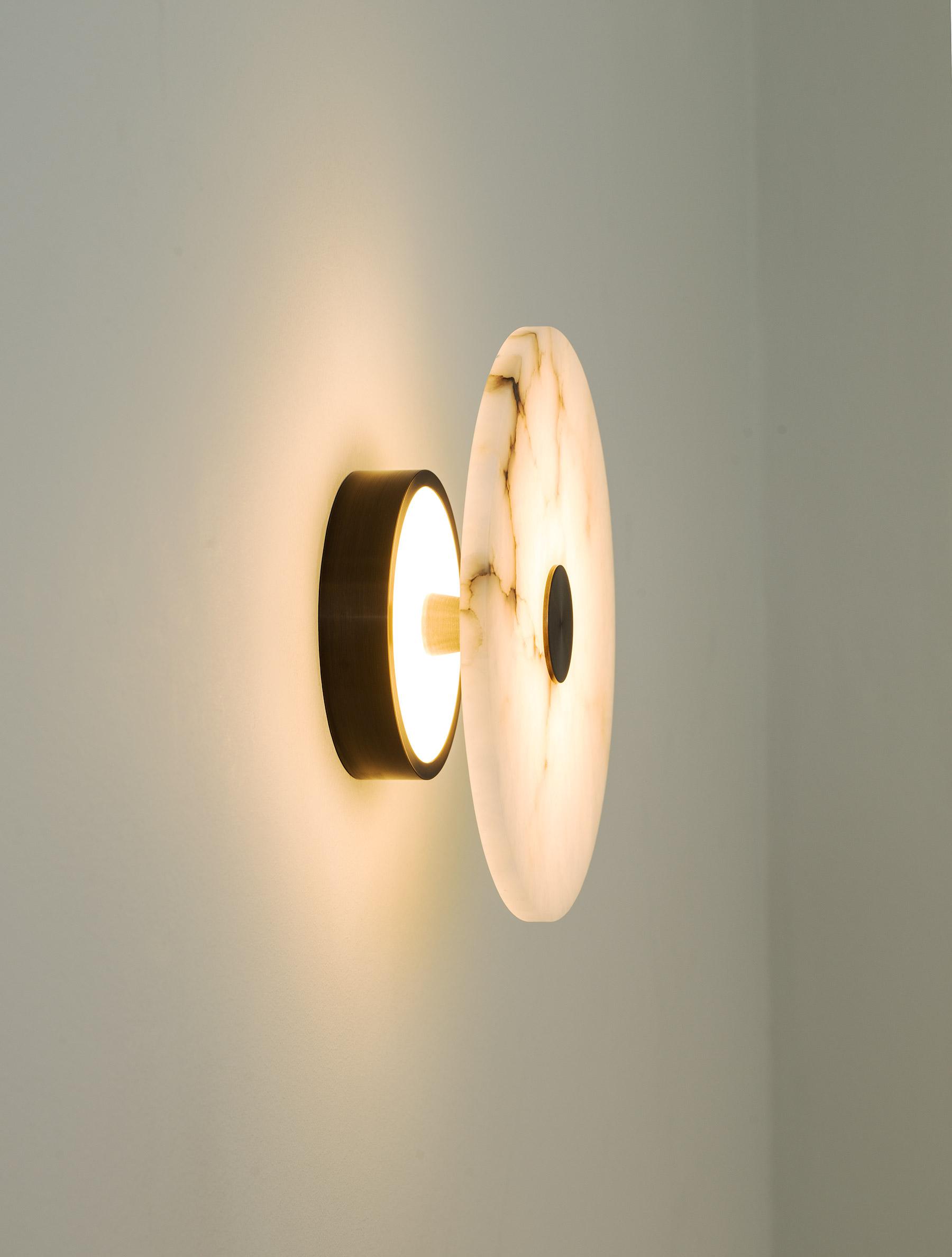 ALABASTER ECLIPSE SCONCE – FREEMAN GALLERY