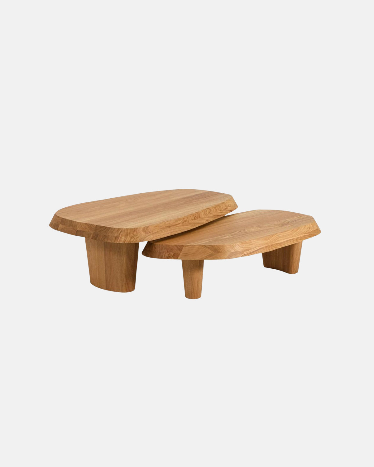 DUO MULTILAQUE OAK COFFEE TABLES – FREEMAN GALLERY